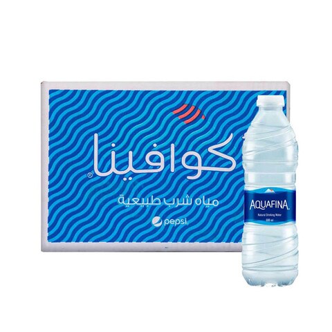 Aquafina Natural Drinking Water, 600 ml - 20 Bottles price in Egypt ...