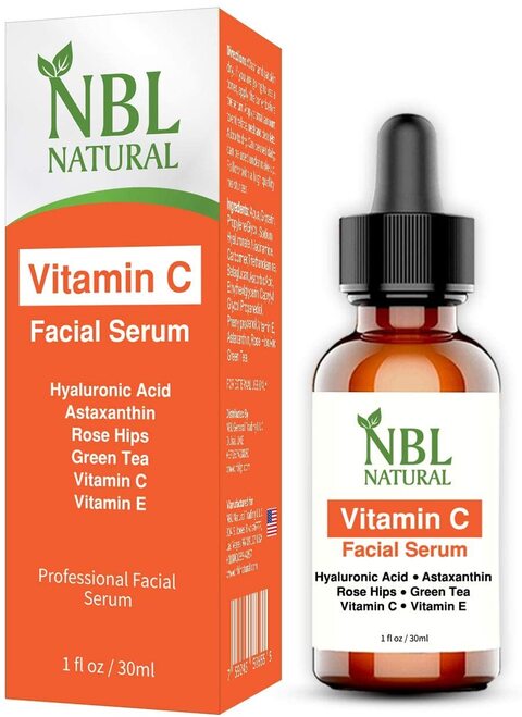 NBL Natural Vitamin C Facial Serum, face brightening, anti-oxidant ...