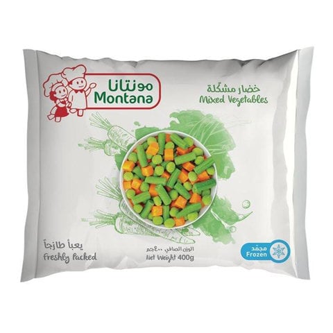 Montana Frozen Mixed Vegetable 400g price in Saudi Arabia | Carrefour ...