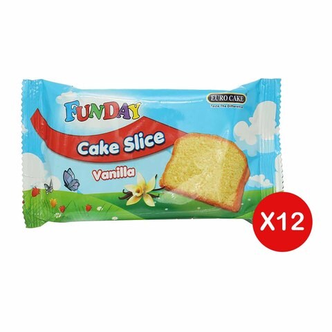 Funday Vanilla Cake Slice, 1 Piece - Pack of 12 price in Egypt ...