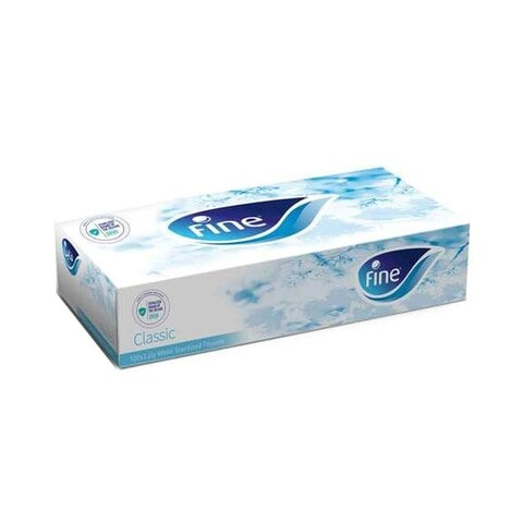 Fine Classic Sterilized Facial Tissues 2 Ply 100 Sheets 1 PCS price in ...