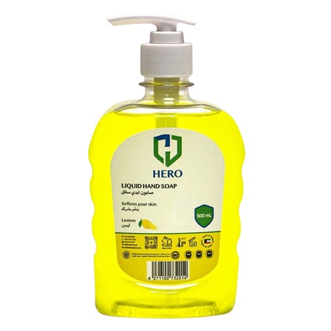 Hero Lemon Hand Soap 500ml price in Kuwait | Carrefour Kuwait ...