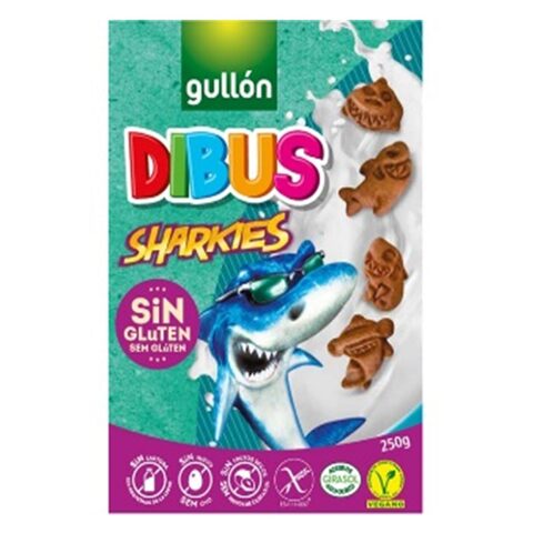 Buy Gullon Sharkies Cocoa Biscuit 250GR Online - Shop Food Cupboard on ...