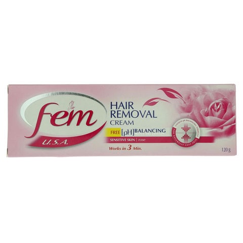 Fem Sensitive Skin Hair Removal Cream With Lotion Pink 120g price in ...