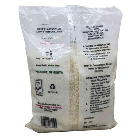 Buy Kings M. R. P. K Grade 1 Premium Mwea Aromatic Pishori Rice 2kg ...