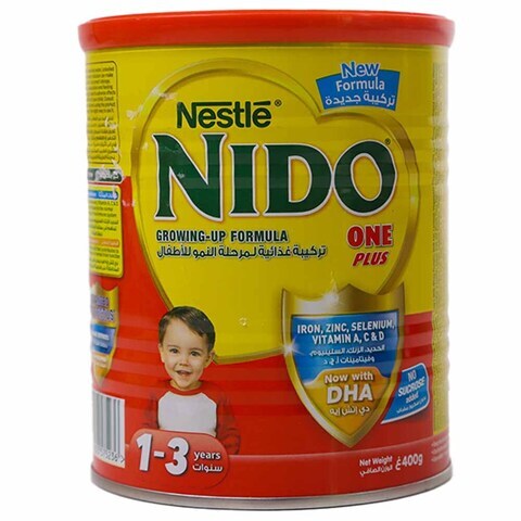 Nestle Nido One Plus, Growing Up Milk Powder Tin for Toddlers 1-3 Years ...