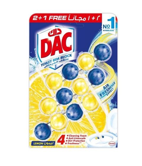 DAC TOILET RIM BLOCK LEMON 150G price in Kuwait | Carrefour Kuwait ...