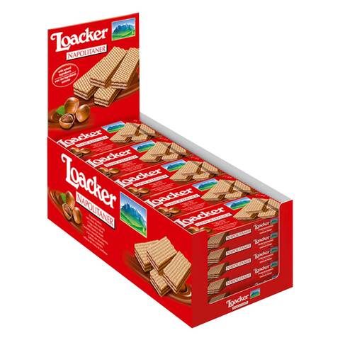 Loacker Classic Napolitaner Wafer 45g x Pack of 25 price in Kuwait ...
