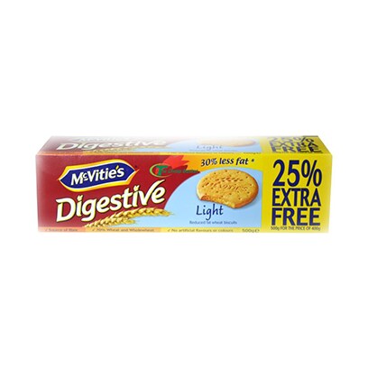 Buy Mcvities Digestive Biscuits Light 400GR 25Percent Off Online - Shop ...