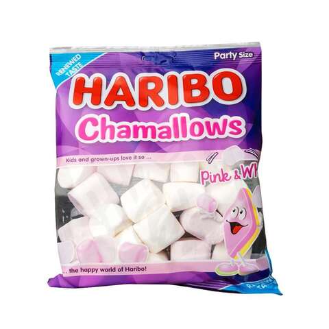 Haribo Pink White Chamallows - 150gm price in Kuwait | Carrefour Kuwait ...