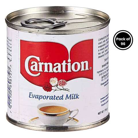Carnation Evaporated Milk Powder 170g x Pack of 96 price in Kuwait ...