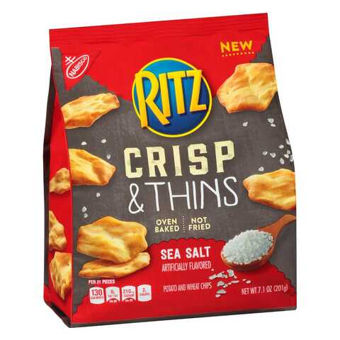 Nabisco Ritz Sea Salt Crisp And Thins Chips 201g price in UAE ...