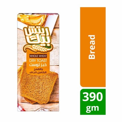 Rich Bake Whole Wheat Dry Toast - 390 gm Online | Carrefour Egypt