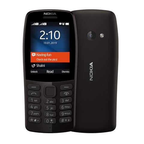 Buy Nokia 210 - 2.4-inch Dual SIM 2G Mobile Phone- Black Online - Shop ...
