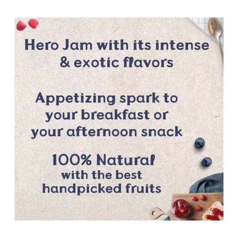 Hero Jam with Black Cherry Flavor - 350 gm Online | Carrefour Egypt