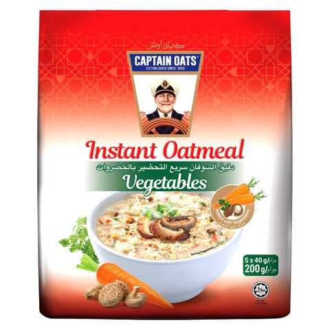 Captain Oats Vegetables Flavoured Instant Oatmeal 200g price in UAE ...