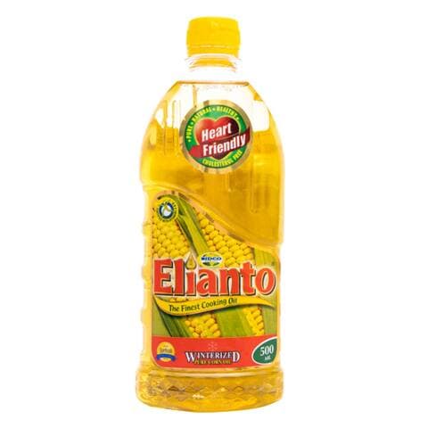 Buy Elianto Winterized Pure Corn Cooking Oil 500ml Online - Carrefour Kenya