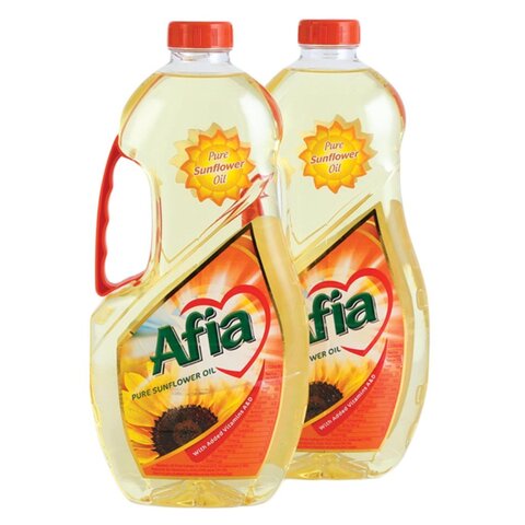 Afia Pure Sunflower Oil 1. 5L x Pack of 2 price in Kuwait | Carrefour ...