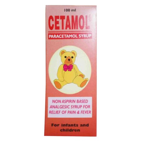 Cetamol Syrup Pain Reliever 100Ml