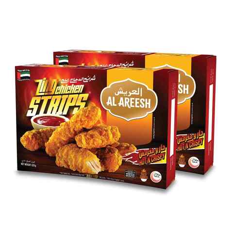 سعر Al Areesh Zing Chicken Strips 420g Pack of 2 فى الامارات | كارفور ...