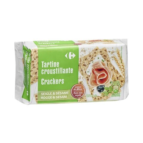 Carrefour Crispy Rye And Sesame Crackers 250g price in UAE | Carrefour ...