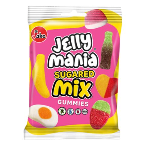 Buy Jake Jelly Mania Sugared Mix Gummy Candy 100g Online - Carrefour Kenya