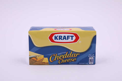 Kraft Processed Cheddar Cheese 250 gr price in Kuwait | Carrefour ...