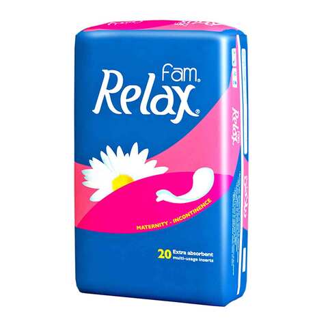 Buy Fam Relax Maternity Sanitary Pads White 20 count Online - Shop ...
