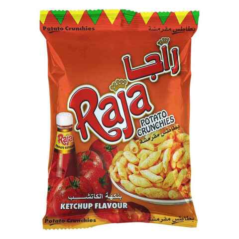 Raja Ketchup Flavour Potato Crunchies 140g price in UAE | Carrefour UAE ...