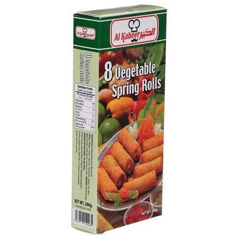 AL KABEER 8 VEGETABLE SPRING ROLLS 280G price in Kuwait | Carrefour ...