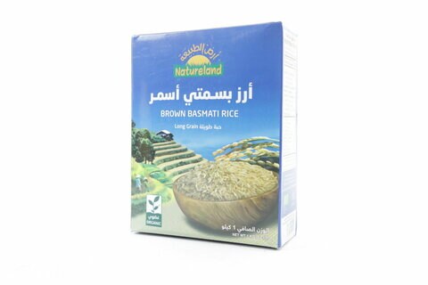 NATURELAND ORGANIC BROWN BASMATI RICE LONG GRAIN 1KG price in Kuwait ...
