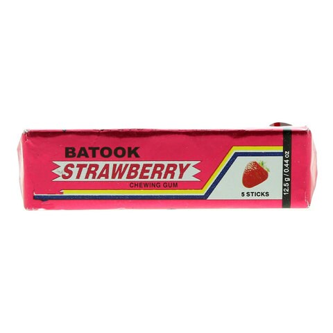 Batook Strawberry Chewing Gum 12.5g price in UAE | Carrefour UAE ...