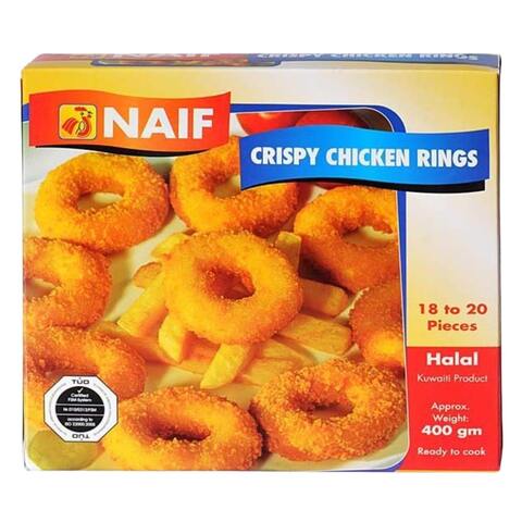 Naif Crispy Chicken Rings 400g price in Kuwait | Carrefour Kuwait ...