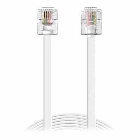 Sandberg RJ11 Telephone Cable 5m White Online | Carrefour UAE