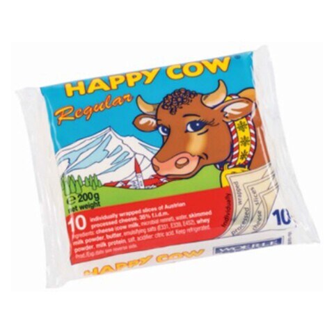 Buy Happy Cow 10 Slices Regular 200G Online - Carrefour Kenya