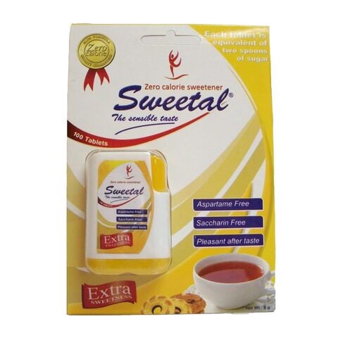 Sweetal Diet Sugar - 100 Count price in Egypt | Carrefour Egypt ...