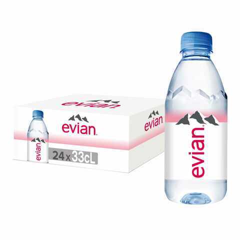 evian Natural Mineral Water 330ml Case of 24 price in Kuwait | Carrefour Kuwait | supermarket ...