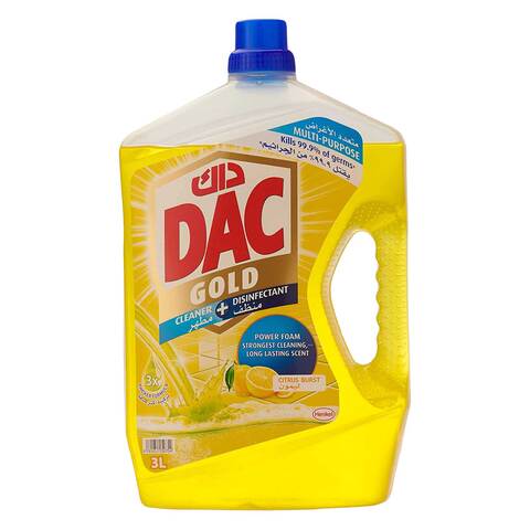 DAC GOLD CLEANER + DISINFECTANT CITRUS BURST 3L price in Kuwait ...
