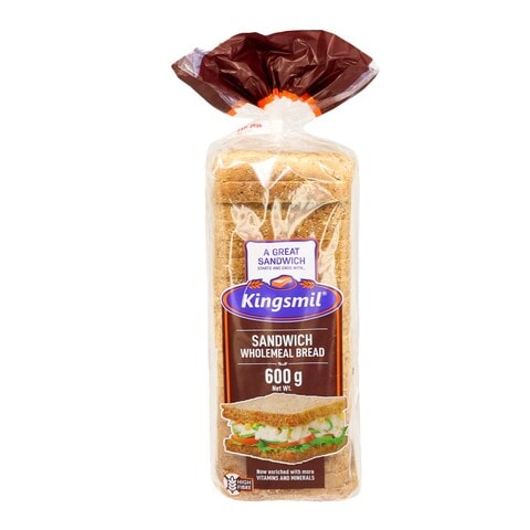 Buy Kingsmill Brown Whole Meal Sandwich Bread 600g Online - Carrefour Kenya
