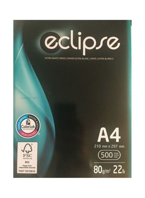 Eclipse - 5-Ream A4 Printing Paper Set White price in UAE | Carrefour ...