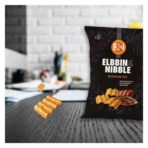 Buy Elbbin & Nibble Wavy Barbeque Chips Stick 60g Online - Carrefour Kenya