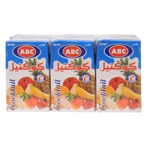 ABC Cocktail Nectar Juice 250ml x Pack of 6 price in Kuwait | Carrefour ...