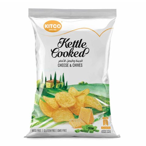 Kitco Kettle Cooked Cheese And Chives Chips 150g price in Saudi Arabia ...