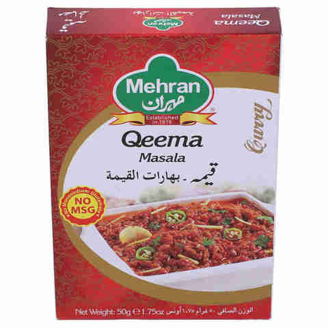 Buy Mehran Qeema Masala 50 gr Online | Carrefour Pakistan