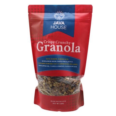 Buy Java House Crispy Crunchy Granola Cereal 400g Online - Carrefour Kenya