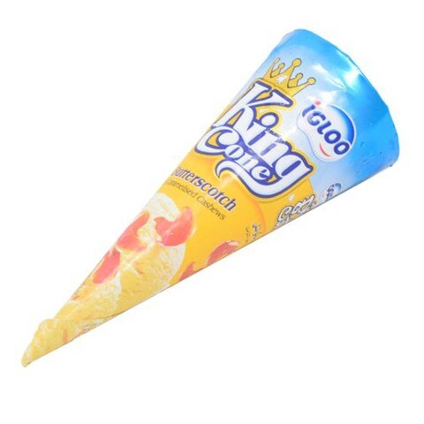 Buy Igloo King Butterscotch Ice Cream Cone 120ml Online - Carrefour Kenya
