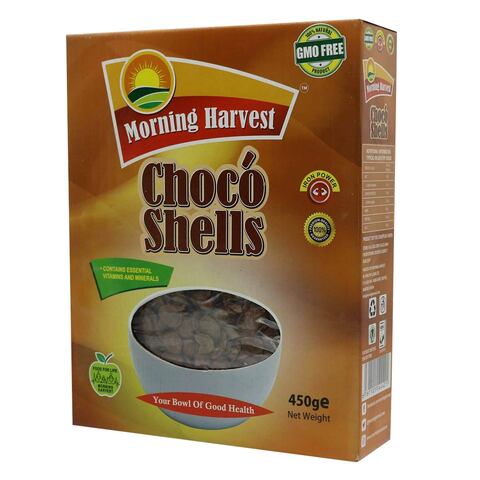 Buy Morning Harvest Chocolate Sea Shells Cereal 450g Online - Carrefour ...