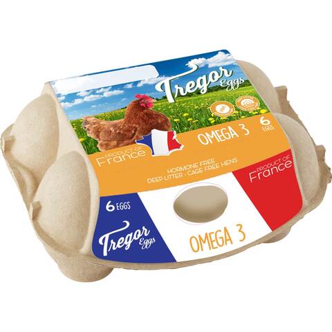 Tregor Medium Omega 3 Eggs 6 count price in UAE | Carrefour UAE ...