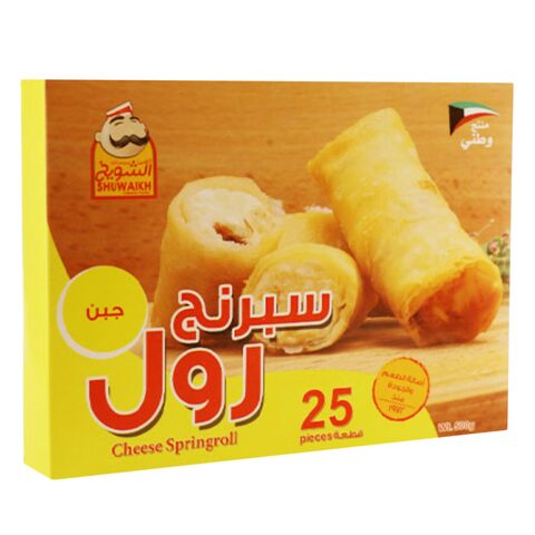 Shuwaikh Frozen Cheese Spring Roll 500g price in Kuwait | Carrefour ...