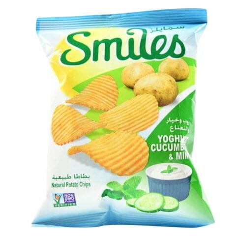Smiles Yoghurt Cucumber And Mint Potato Chips 18g price in Kuwait ...